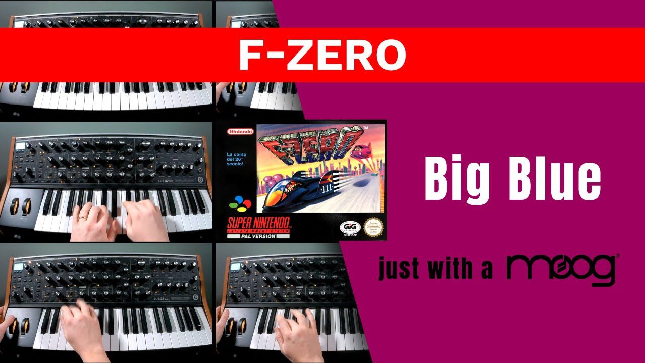 F-Zero – Big Blue on Moog Sub 37 - Luca Di Gennaro